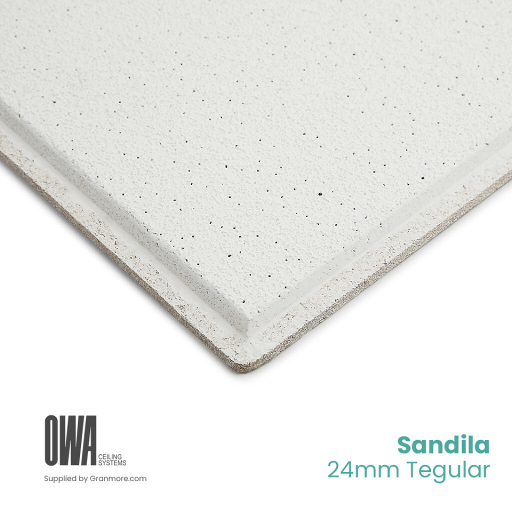 Tegular Ceiling Tiles | Suspended Ceiling Panels | 24mm Grid Tiles